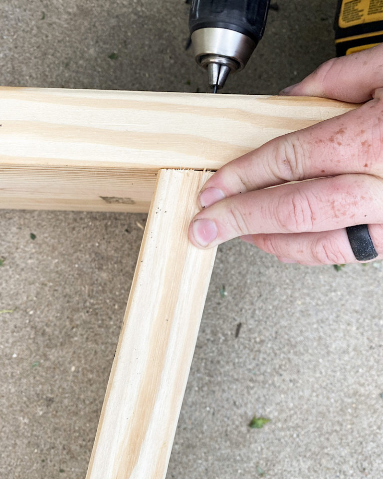 DIY SIMPLE CONSOLE TABLE USING TWO BOARDS FOR $40 - Grace Oaks Designs